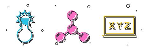 테스트 튜브 및 플라스크 분자 및 Xyz 좌표 시스템 아이콘을 설정합니다 벡터 0명에 대한 스톡 벡터 아트 및 기타 이미지 0명 3차원 형태 Dna Istock