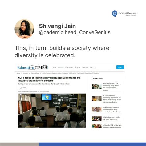 Shivangi Jain On Linkedin Ncf2023 Convegenius Education Swiftchat