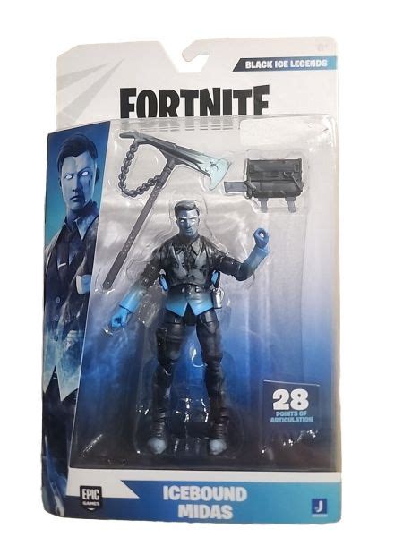 Figura De Accion Fornite Icebound Midas 4 Pulgadas Caja Dañada 14 99999900267924