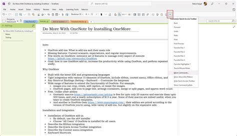 How To Increase The Functionality Of OneNote With OneMore Add In