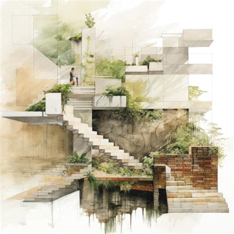 Premium Ai Image Landscape Architecture
