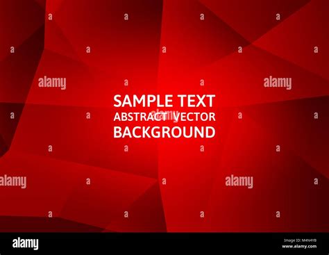 Red Color Polygon Abstract Background Technology Modern Design Vector Illustration Stock Vector