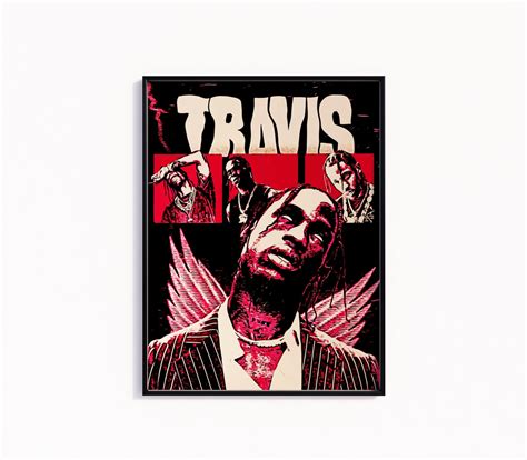 Travis Scott Poster Rapper Posters
