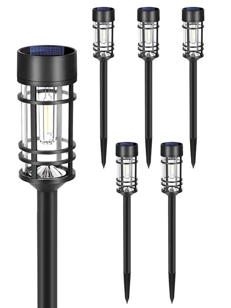 Светильник на солнечной батарее уличные 6 шт Фонари садовые на солнечных батареях 3000k Ip65