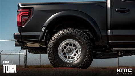 Kmc Torx Km553 17x8 5 Gloss Silver Machined Ford F150 Raptor Youtube