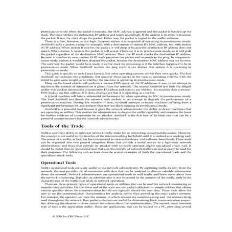 The Stack Verifies The Destination Address And Reacts According