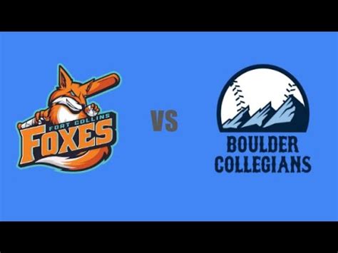 Fort Collins Foxes Vs Boulder Collegians 722024 Youtube