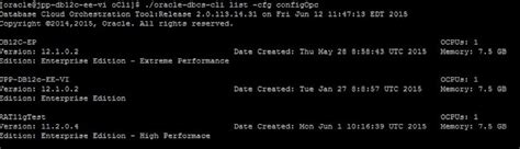 Oracle Cloud Solutions News Oracle Dbcs Cli Utility