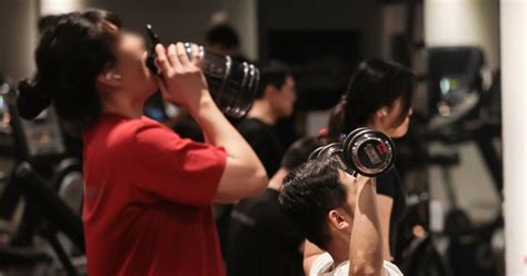 실내마스크 해제 첫날 헬스장 풍경