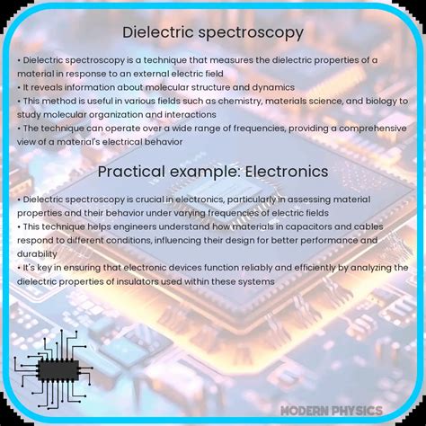 Dielectric Spectroscopy Precision Application And Theory