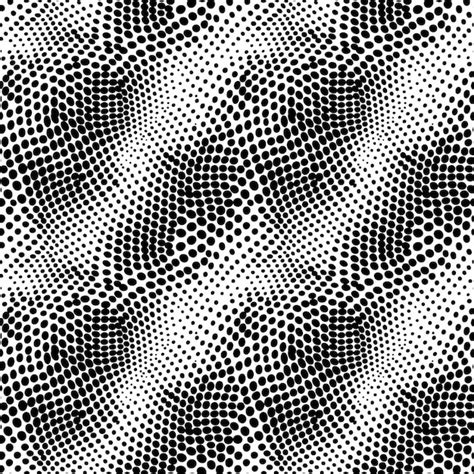 Premium Photo Seamless Circle Halftone Pattern Design