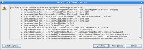 Netbeans Swing Gui Builder Not Working With Java Module Project And