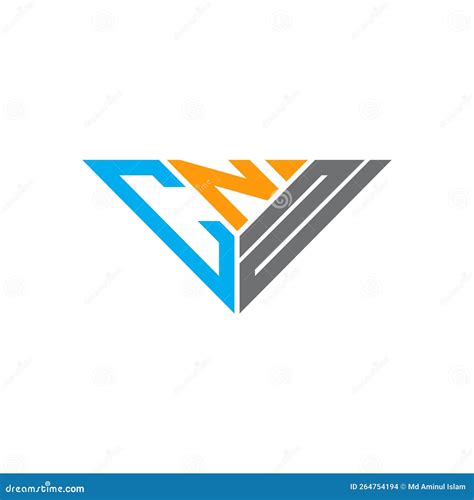 Cnn Letter Logo Creative Design With Vector Graphic Stock Vector Illustration Of Estate