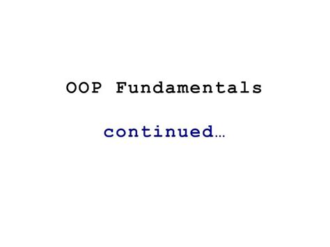 Pdf Encapsulation Inheritance Overriding Overloading Dokumentips