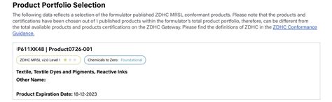 Chemicals To Zero On Zdhc Gateway Formulator Stichting Zdhc Foundation Help Centre