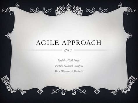 Agile Methodology Ppt Pptx