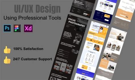 Do Landing Page And Website Ui Ux Design In Figma By Uxgraphix Fiverr