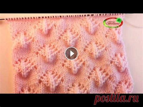 №67 Ажурная елочка спицами Для детских вещей Knitting Pattern Легкий просто Интересные узоры
