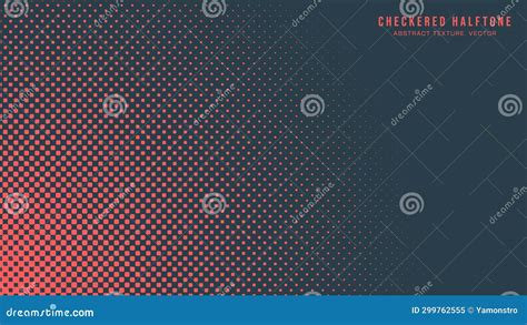 Checkers Halftone Pattern Vector Semi Circle Border Red Blue Abstract Background Cartoondealer