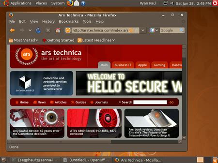 Horny For Ubuntu First Look At Intrepid Ibex Ars Technica