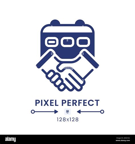 Scheduling Service Black Solid Desktop Icon Stock Vector Image And Art