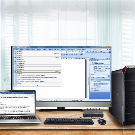 AIMOS KVM Switch HDMI USB Ports PC Computer Swit Grandado