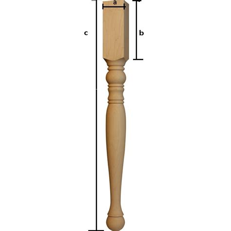 Træ Møbelben Til Reparation Af Møbler Ring Drejede Bordben