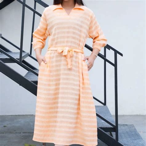 خرید و قیمت کفتان کوک دوزی یقه انگلیسی از غرفه تولیدی پوشاک حاضر