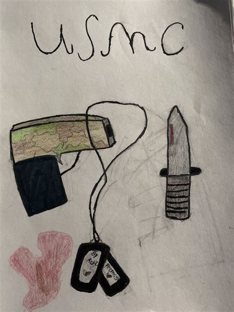 USMC Drawing Drawings United States Marine Corps United States Marine