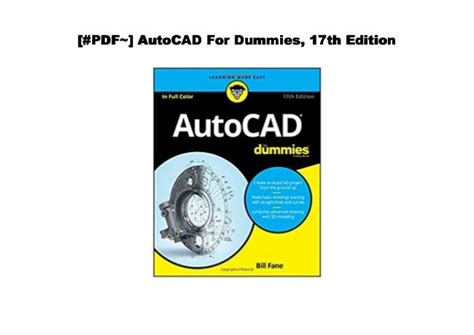 [txt] autocad for dummies 17th edition