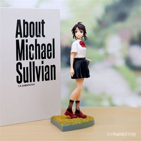 ชื่อของคุณ Mitsuha รุ่น Hand Made สองมิติอะนิเมะอุปกรณ์ต่อพ่วงยืนชุดสาว