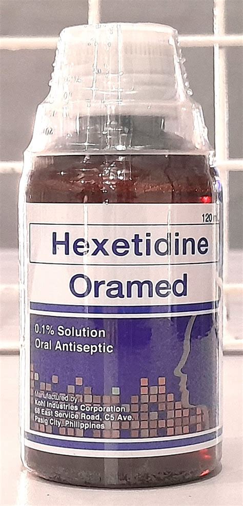Fmc Health Oramed Hexetidine 120 Ml Lazada Ph