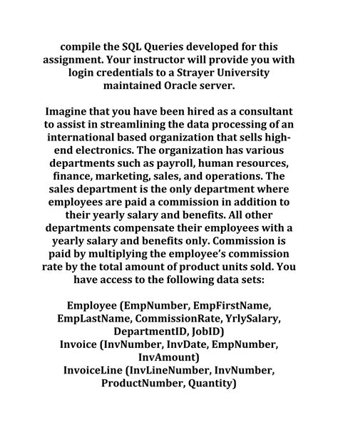 Strayer Cis 515 Week 2 Assignment 2 Database Systems And Database