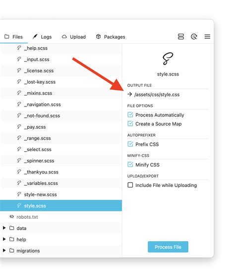 Prepros Output Options