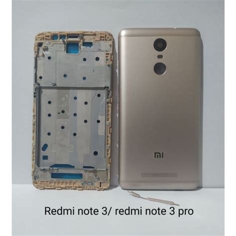Jual Cessing Hausing Fullset Xiaomi Redmi Note Redmi Note Pro Backdoor Dan Tulang Tengah
