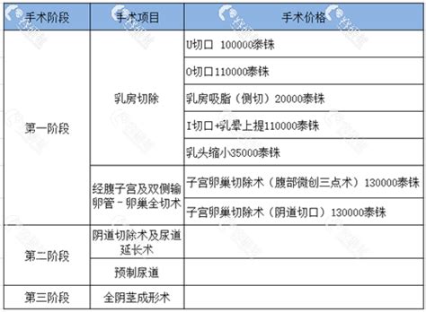 为什么去泰国做变性手术都选yanhee然禧隆胸男变女价格公布 爱美容研社