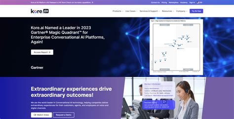 Kore Ai Best Conversational Ai Assistant Ai Achievers