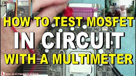 How To Test MOSFETs In Circuit Using A Multimeter YouTube