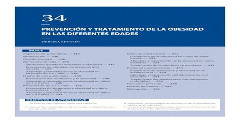PrevenciÓn Y Tratamiento De La Obesidad En Las · Abordaje Y