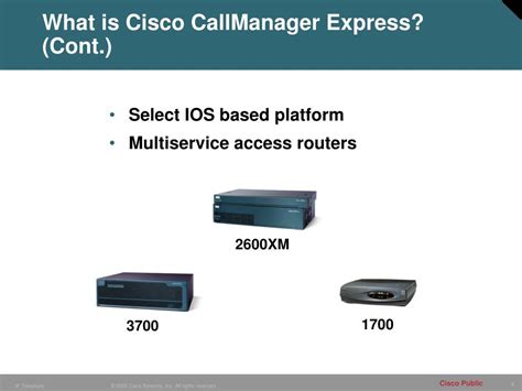 Ppt Configuring Cisco Callmanager Express Cme Powerpoint