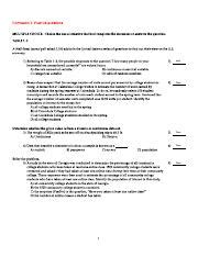 Understanding U S Economy Views Table Practice Questions Course Hero