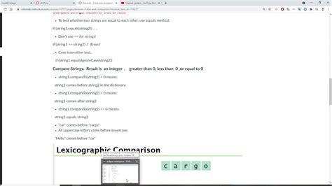 Java Ch5 Use Compareto Method To Sort Strings In Alphabetic Order Youtube