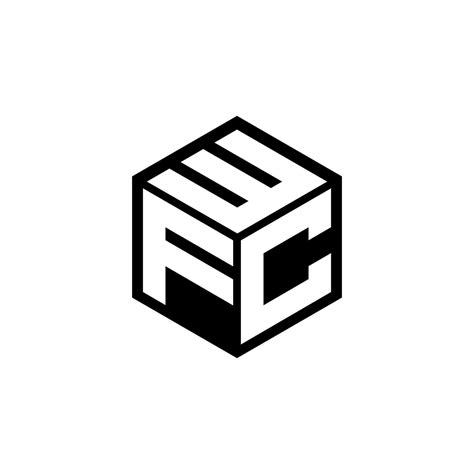 Fcw Letter Logo Design In Illustration Vector Logo Calligraphy