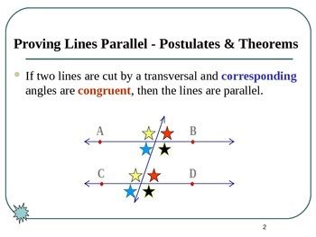 Common Core Unit 1 1 Geometry Proving Parallel Lines TpT