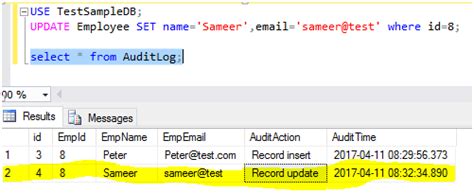 Triggers In SQL Server