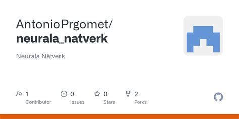 GitHub AntonioPrgomet neurala natverk Neurala Nätverk