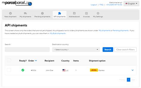 Create A Draft Shipment