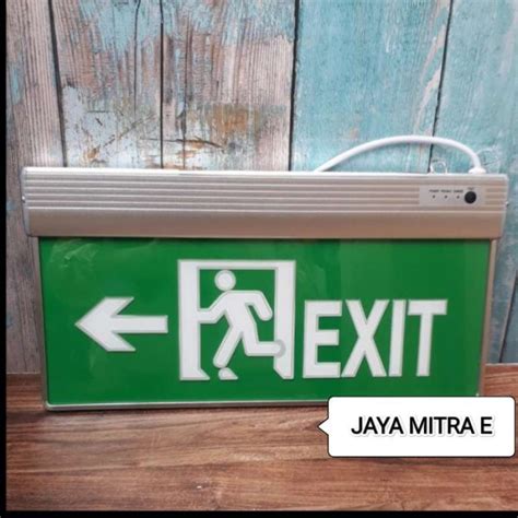 Jual Lampu Exit Led Acrylic Lampu Darurat Emergency Exit Lampu Sign Di Seller Gudang Lampu