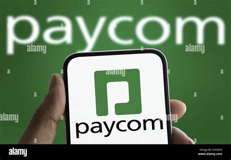 Dhaka Bangladesh 19 Jan 2025 Paycom Logo Is Displayed On Smartphone Paycom Is An American