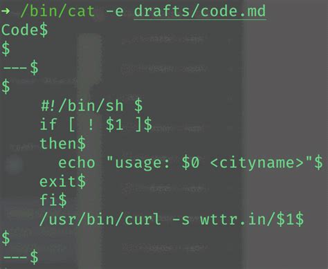 Bashblog And Markdown Implement Nicer Code Blocks